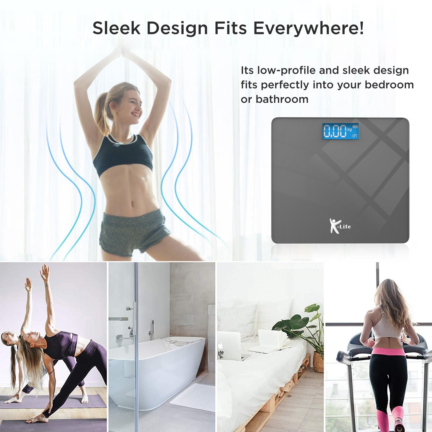 K-Life WS-101 Digital Personal Electronic Body Weight Machine for Huma