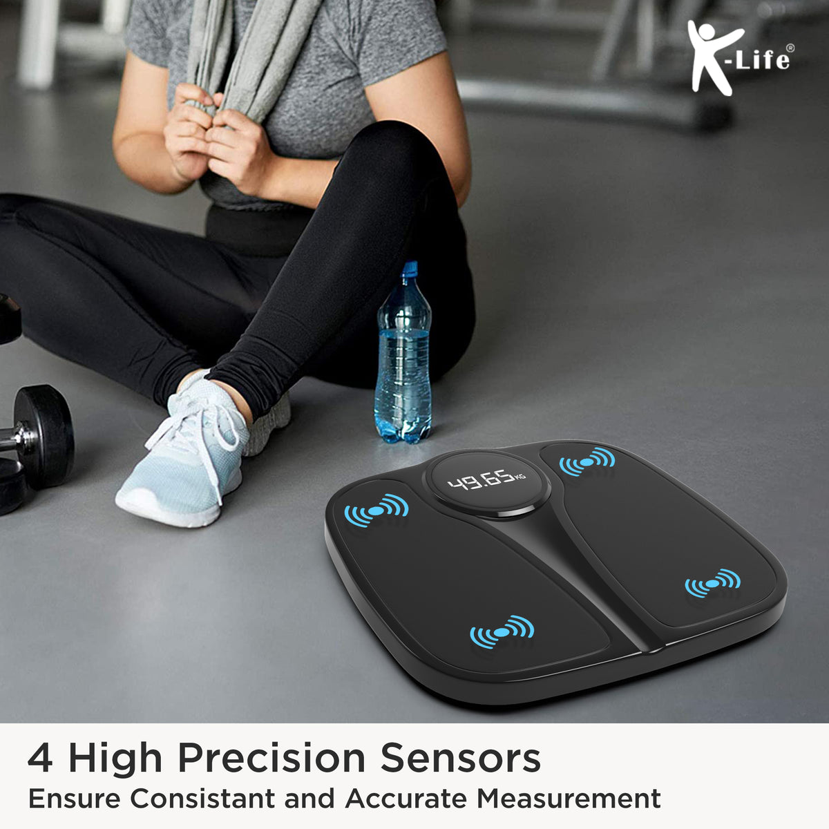 K-Life WS-102 Digital Personal Electronic Body Weight Machine for Huma